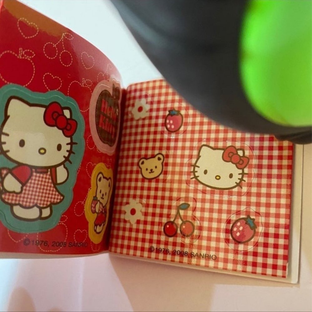 Sanrio Hello Kitty 1976 2008 Mini Sticker Book - Gem